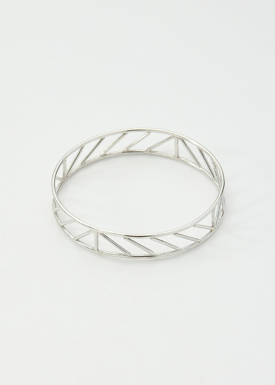Sterling Silver Next Generation Saeeda Bangle – Pippa Small